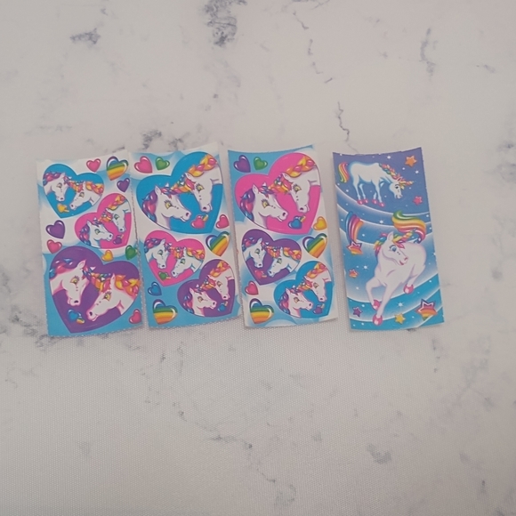 Lisa Frank | Office | Vintage Lisa Frank Unicorn Rainbow Heart Stars ...